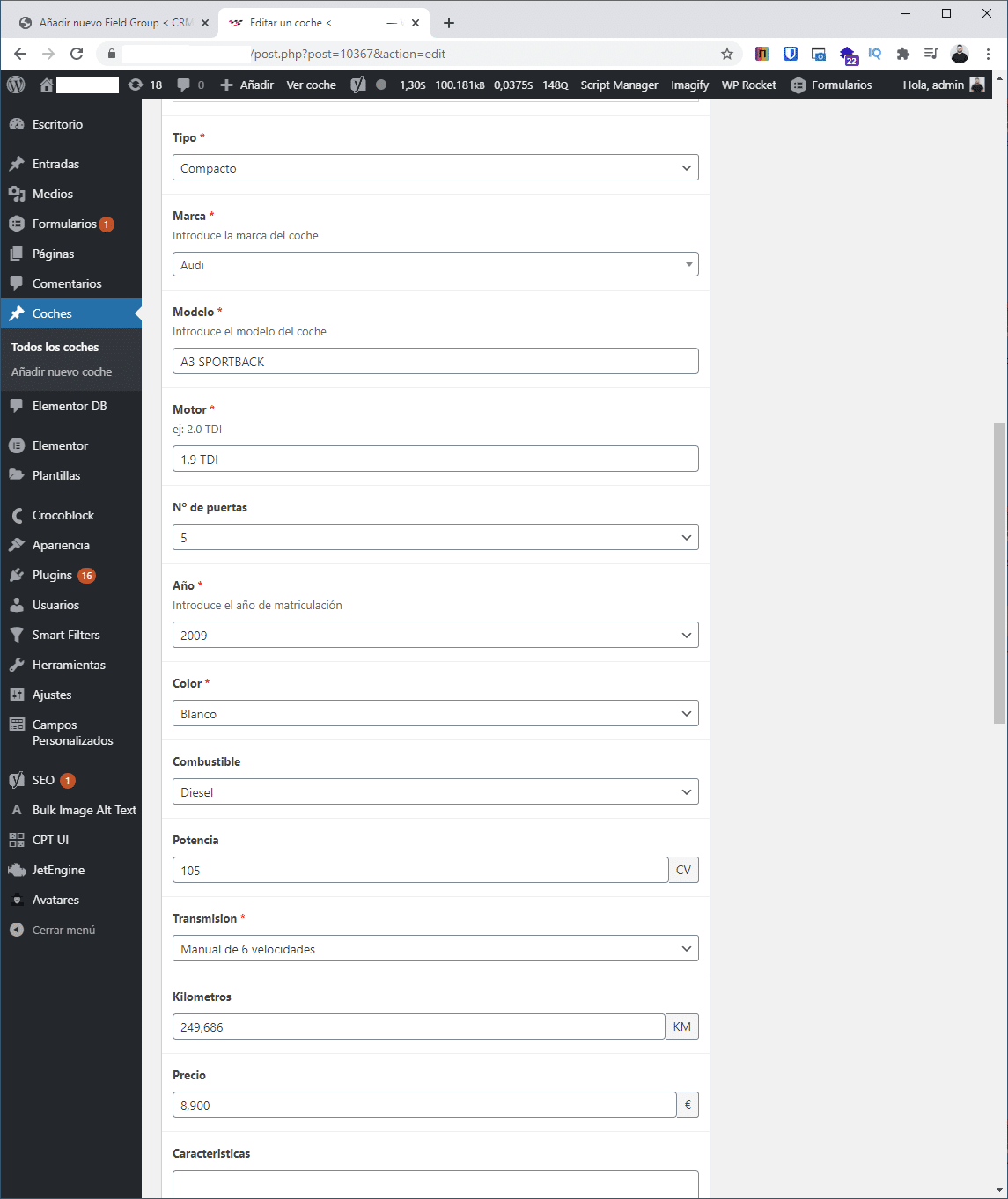 ACF: custom fields, custom posts y custom taxonomies en WordPress ACF: custom fields, custom posts y custom taxonomies en WordPress