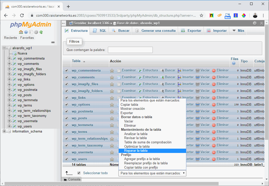 Entendiendo la base de datos de WordPress [MySQL o MariaDB]