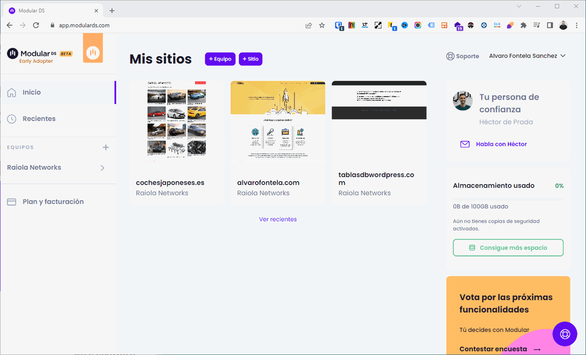 Modular DS: Gestión centralizada de WordPress