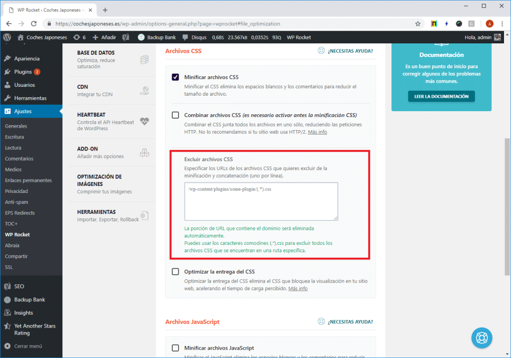Como Optimizar la carga de JavaScript y CSS en WordPress