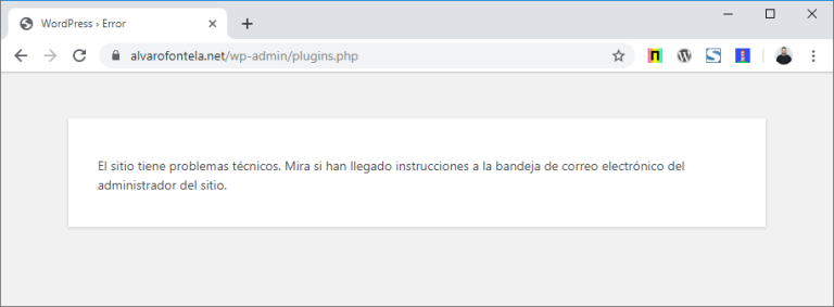 Solución de errores en WordPress: modo recuperación y modo debug